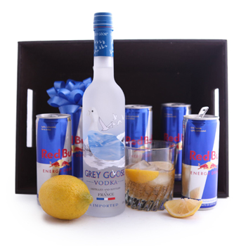 Send Vodka and Red Bull Gift Set Worldwide | DrinkableGifts.com