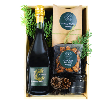 Send Sparkling Prosecco Holiday Box Worldwide | DrinkableGifts.com