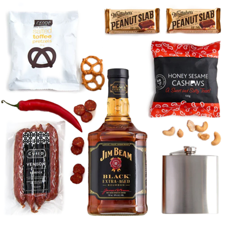 Send Jim Beam and Snacks Worldwide | DrinkableGifts.com